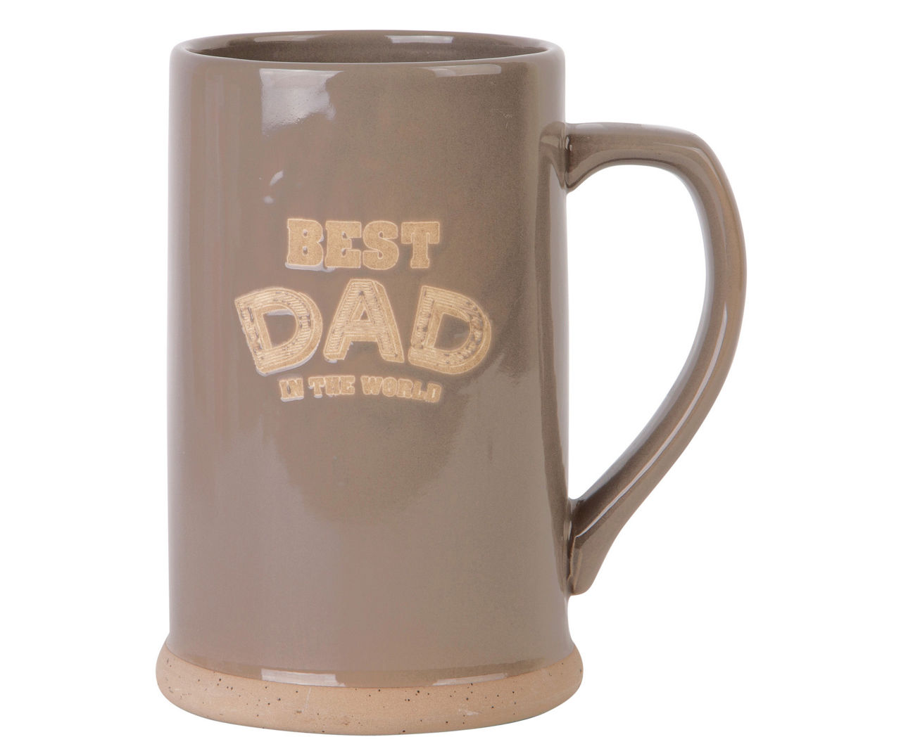 Home Essentials "Best Dad" Gray Stoneware Mug, 36 oz. | Big Lots