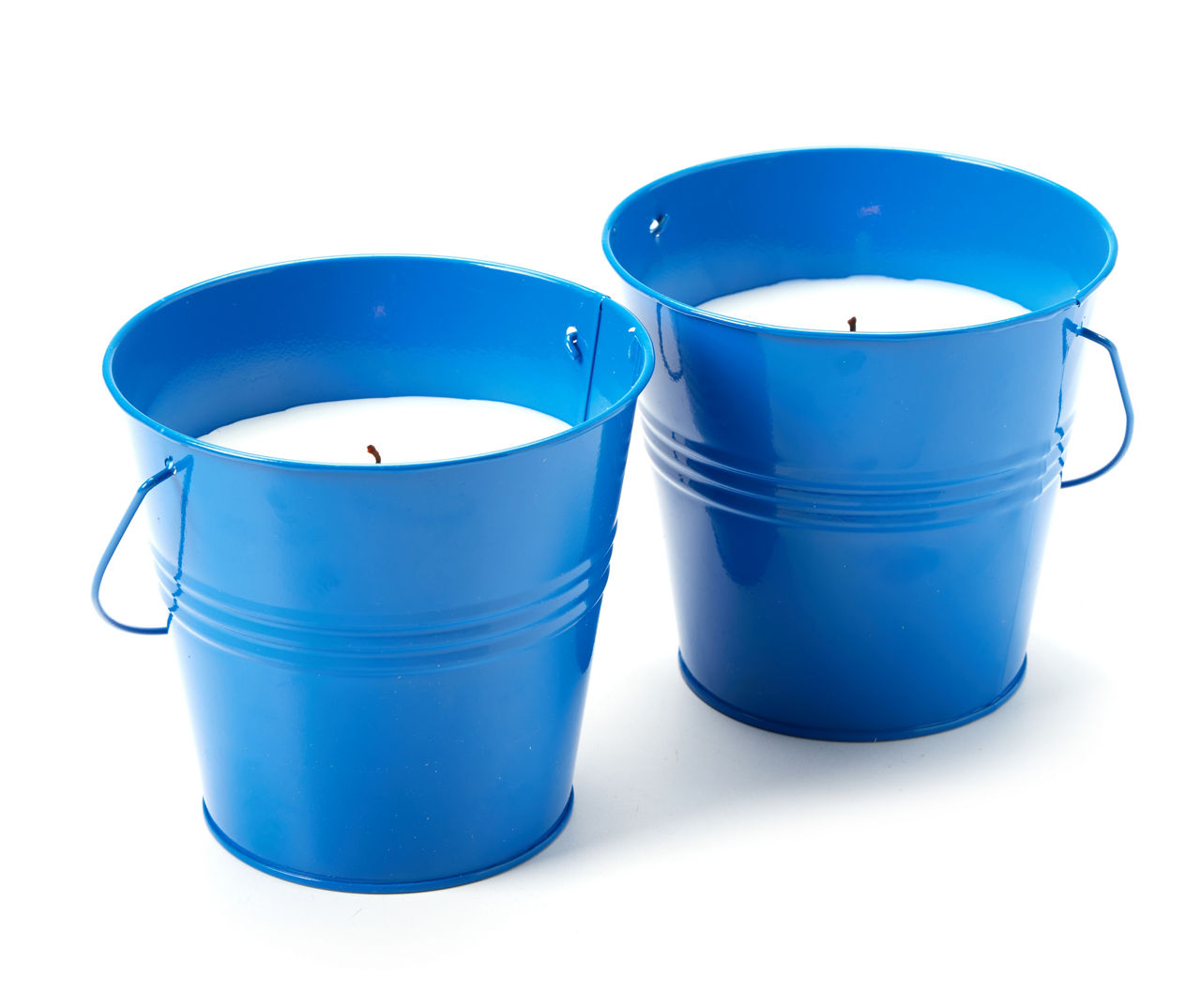 Blue Citronella 10 Oz. Candle Buckets, 2-Pack | Big Lots