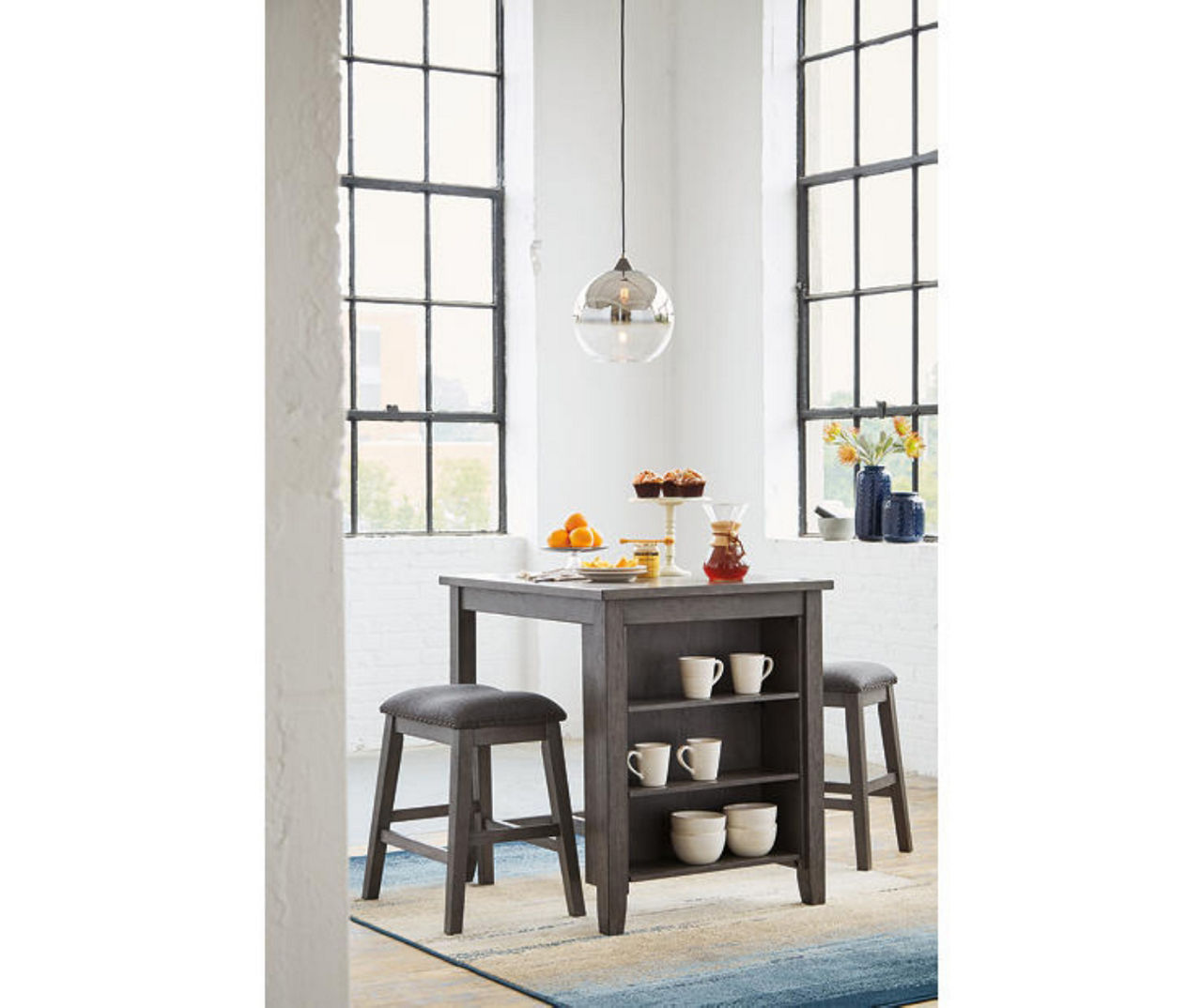 Signature Design By Ashley Caitbrook 3-Piece Counter-Height Dining Set ...