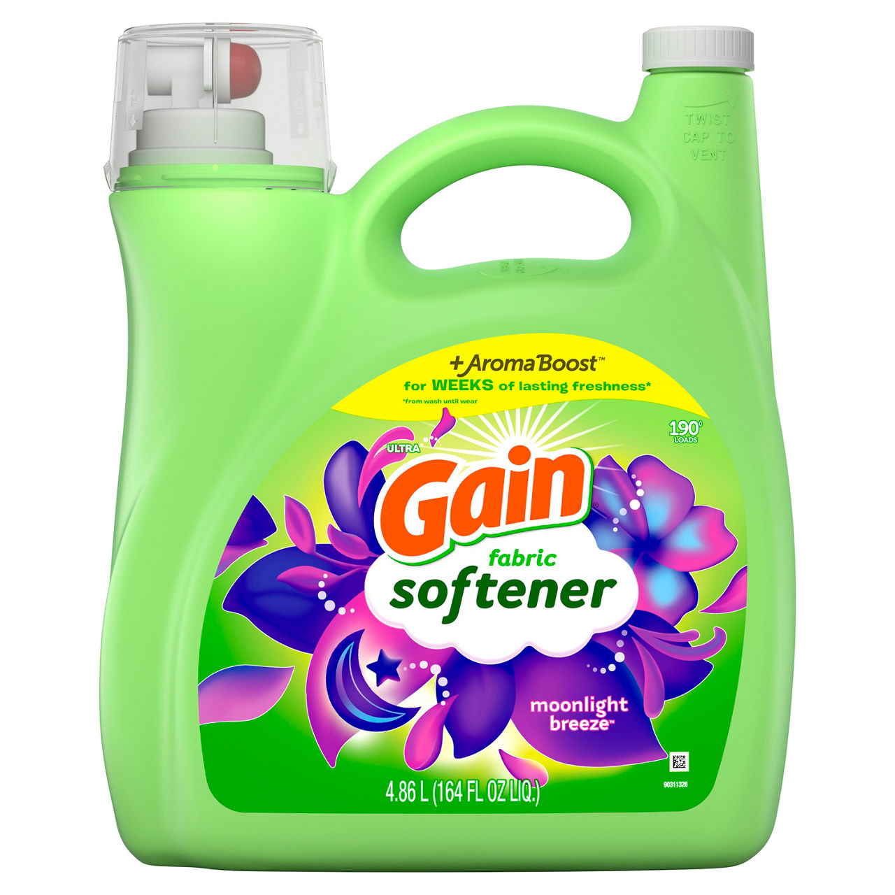 Gain Fabric Softener, Moonlight Breeze Scent, 164 Oz., 190 Loads | Big Lots