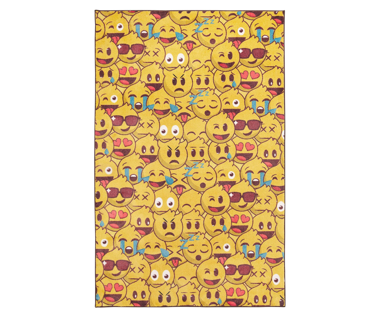 Mohawk Mohawk Emoji Play Yellow Area Rug | Big Lots