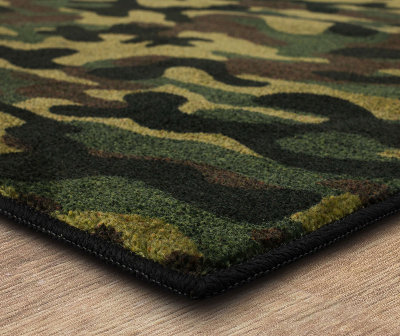 Mohawk Green, Black & Brown Camouflage Area Rug, (8' x 10') | Big Lots