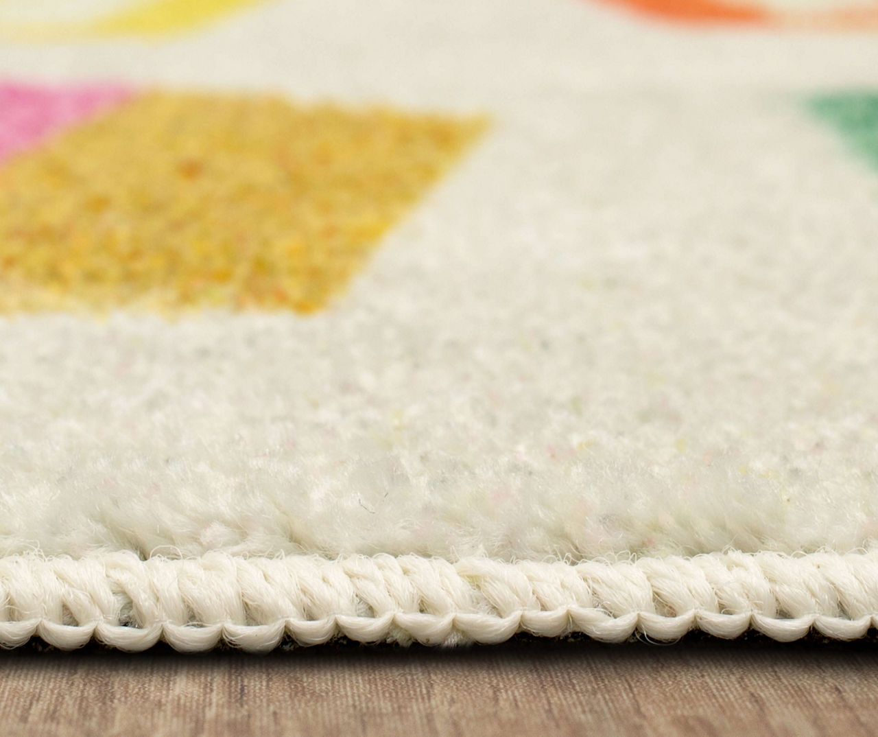 Mohawk Ivory & Multi-Color Alphabet Blocks Area Rug, (5' x 8') | Big Lots