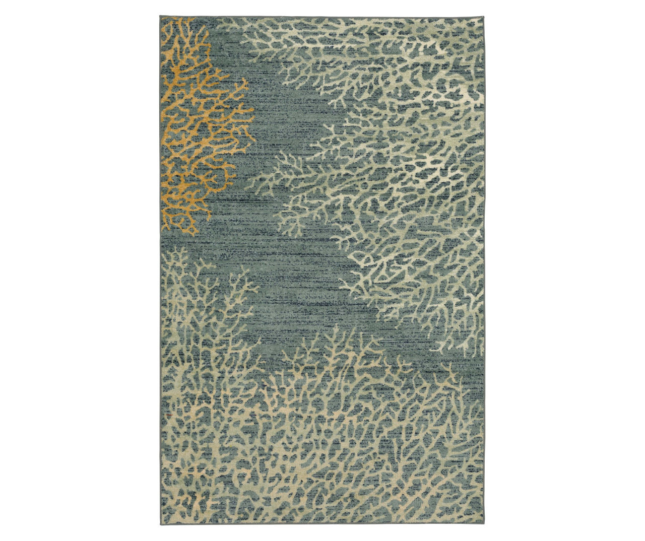 Mohawk Mohawk Blue & Ivory Coral Reef Area Rug | Big Lots