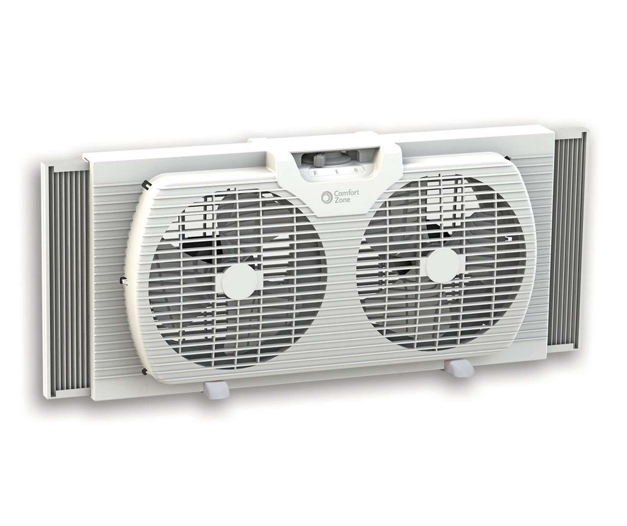 Comfort Zone 9" 2-Speed Portable Twin Window Fan | Big Lots