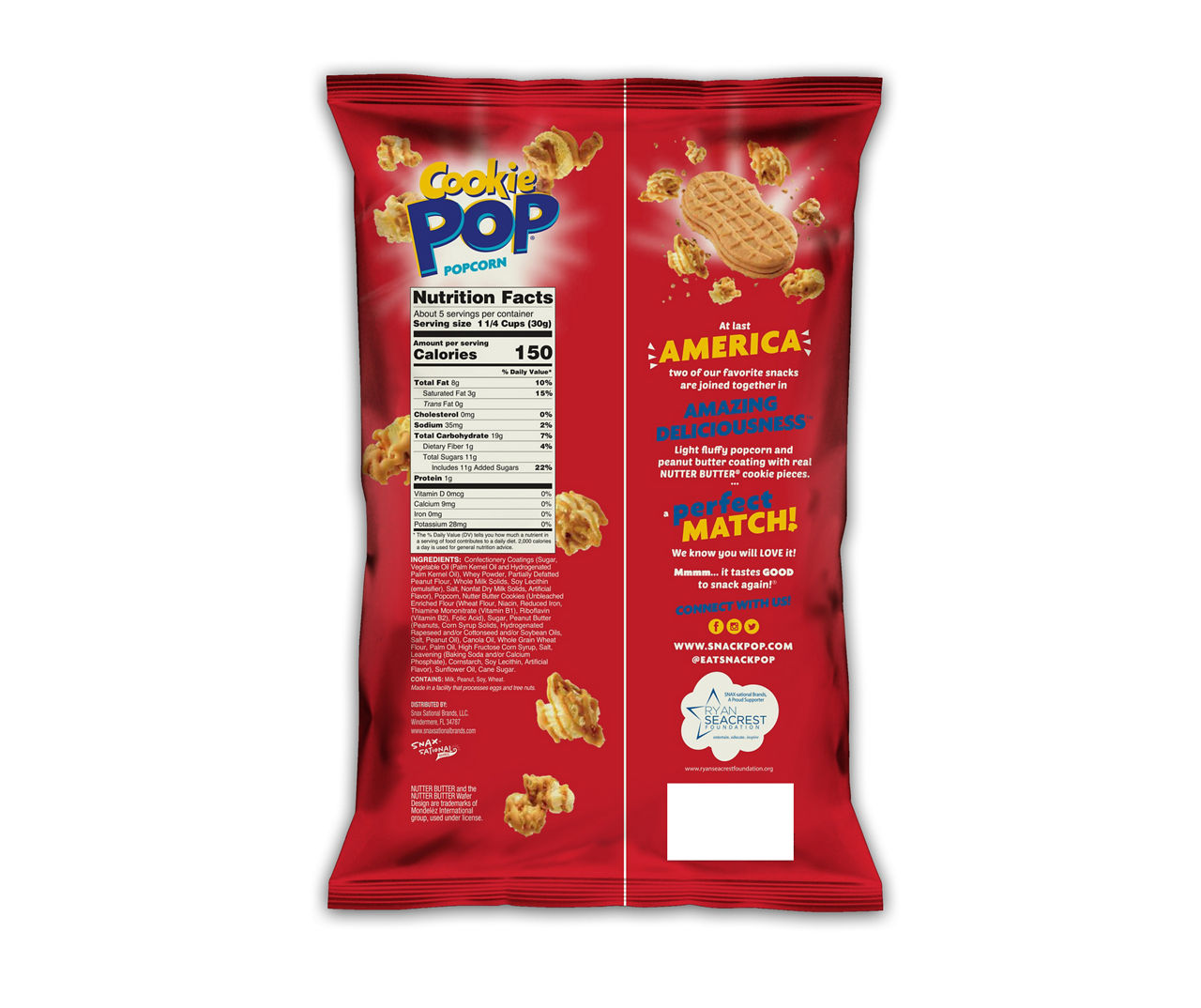 Cookie Pop Nutter Butter Popcorn, 5.25 oz. | Big Lots