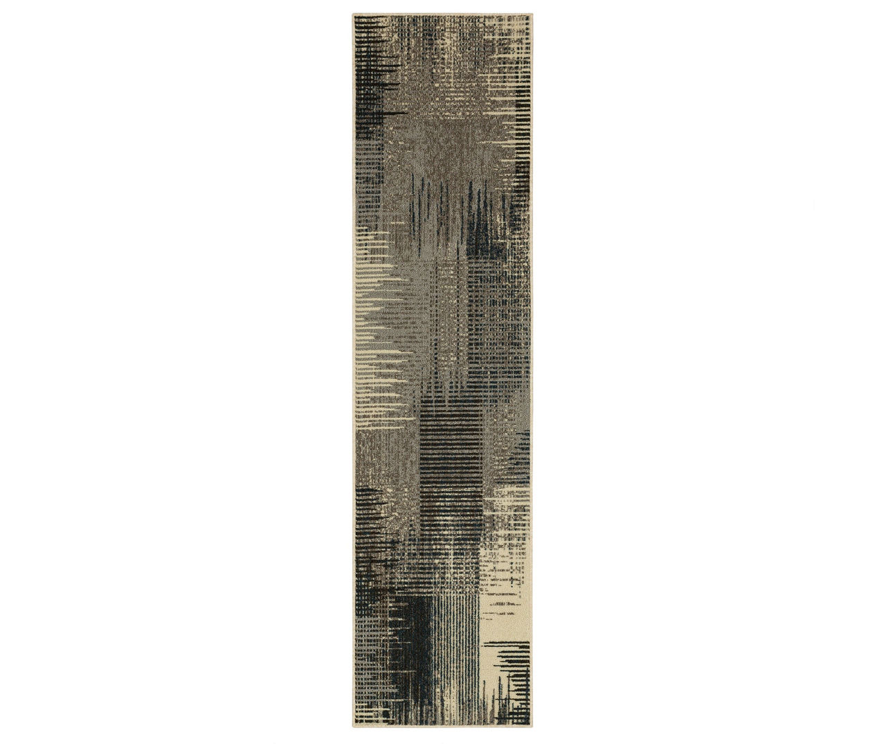 Mohawk Rigsby Gray Patchwork Runner Rug, (2' x 8') | Big Lots
