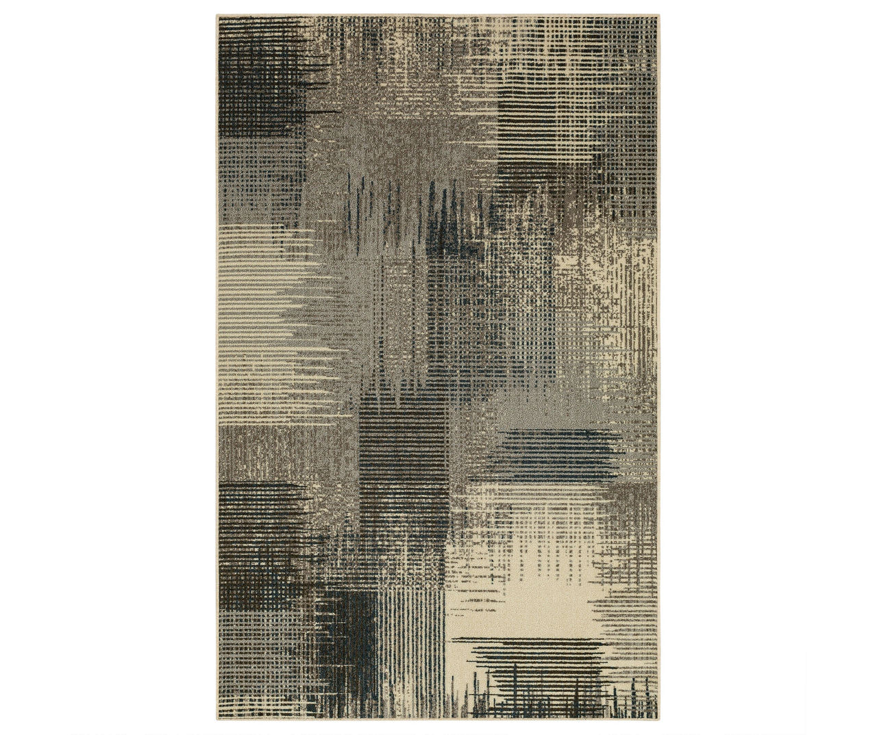 Mohawk Rigsby Gray Patchwork Area Rug, (5' x 8') | Big Lots
