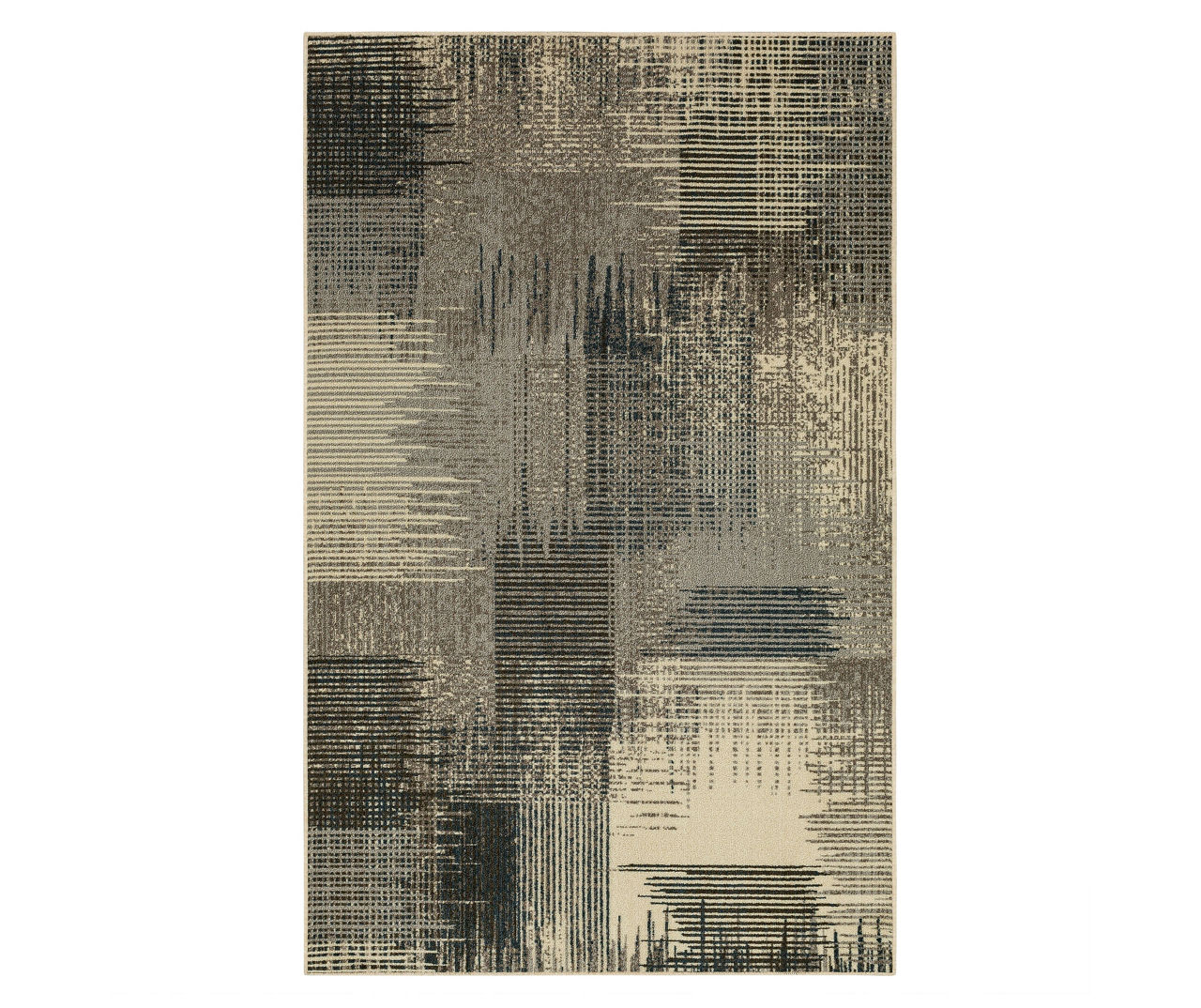 Mohawk Rigsby Gray Patchwork Area Rug, (6' x 9') | Big Lots