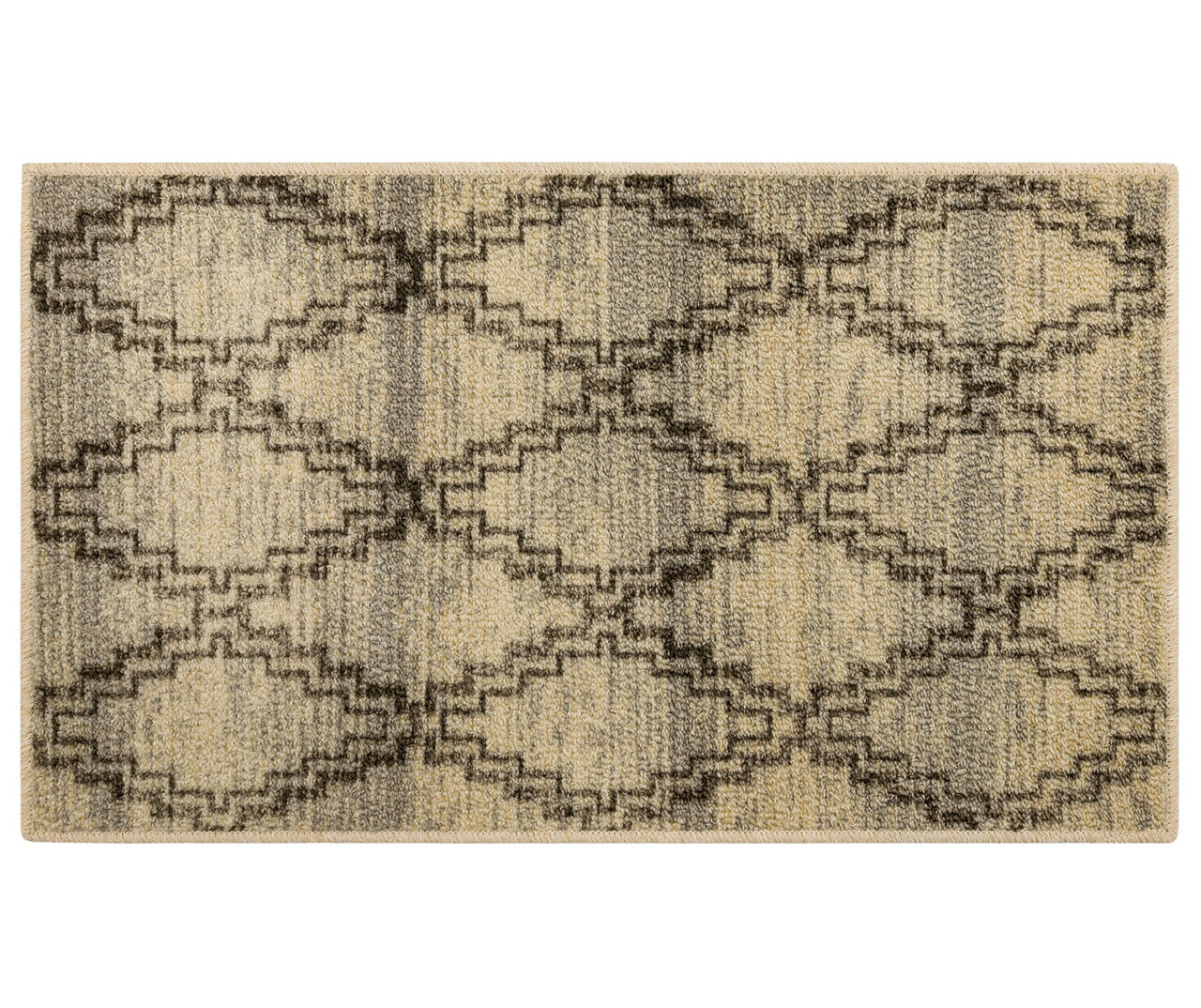 Mohawk Ronson Gray & Beige Geometric Accent Rug, (20" x 34") | Big Lots