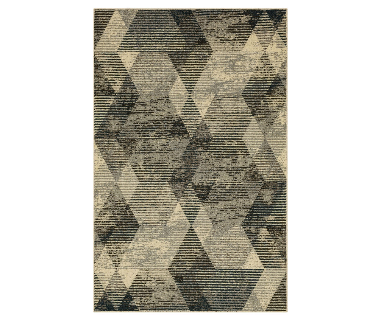 Mohawk Sarasota Gray Abstract Linework Area Rug, (7.5' x 10') | Big Lots