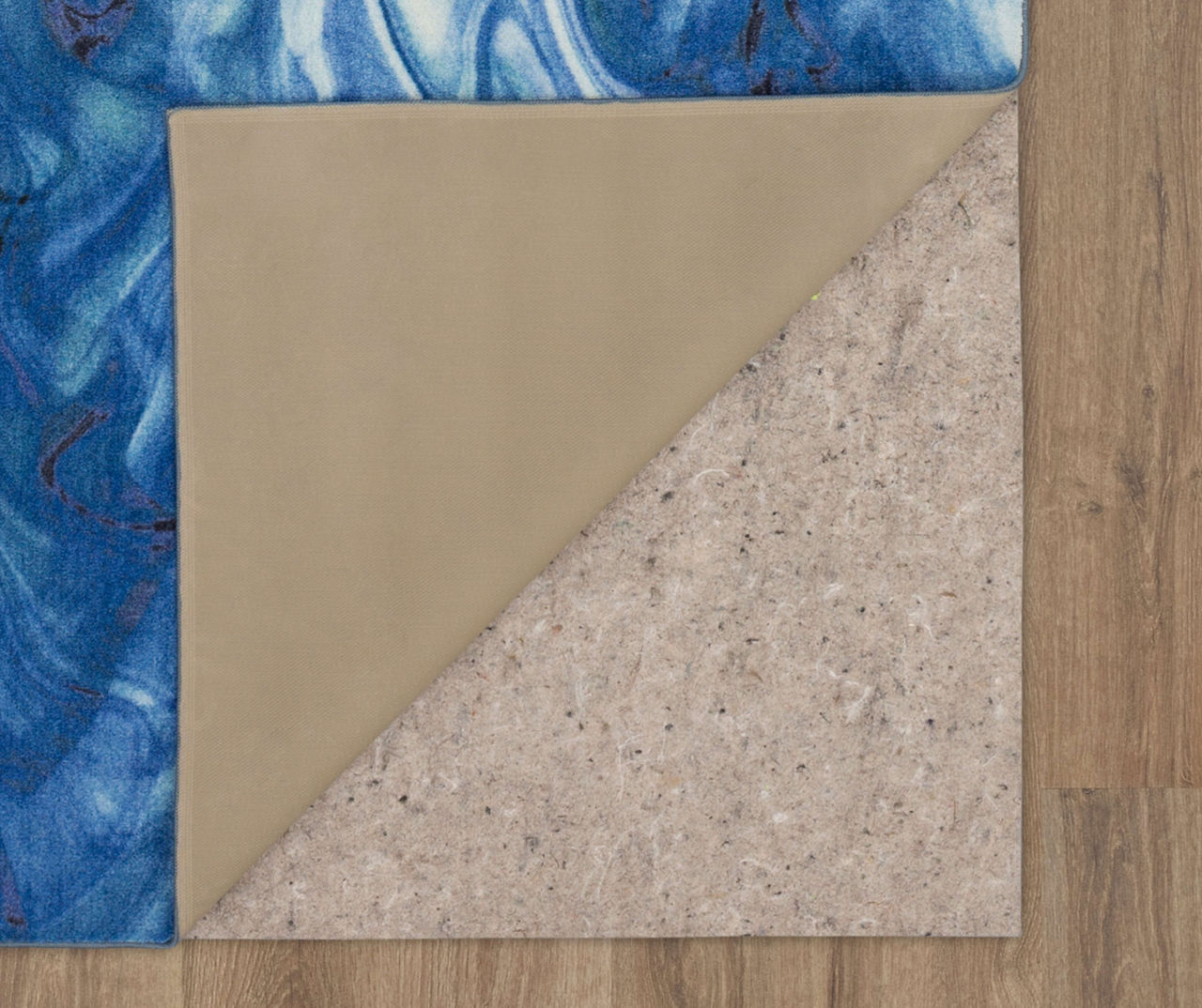 Mohawk Wavelength White & Water Blue Swirl Area Rug, (8' x 10') | Big Lots