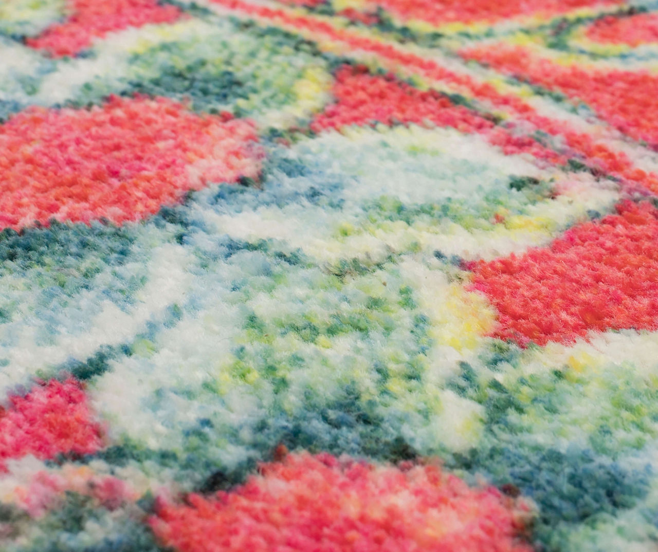 Mohawk Lova Bright Red & Blue Floral Paisley Area Rug, (5' x 8') | Big Lots