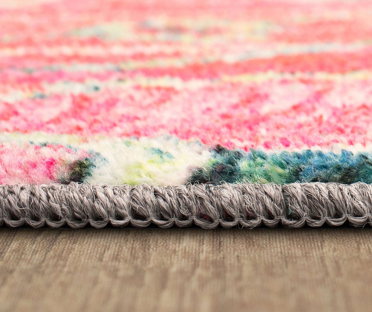 Mohawk Lova Bright Red & Blue Floral Paisley Area Rug, (5' x 8') | Big Lots