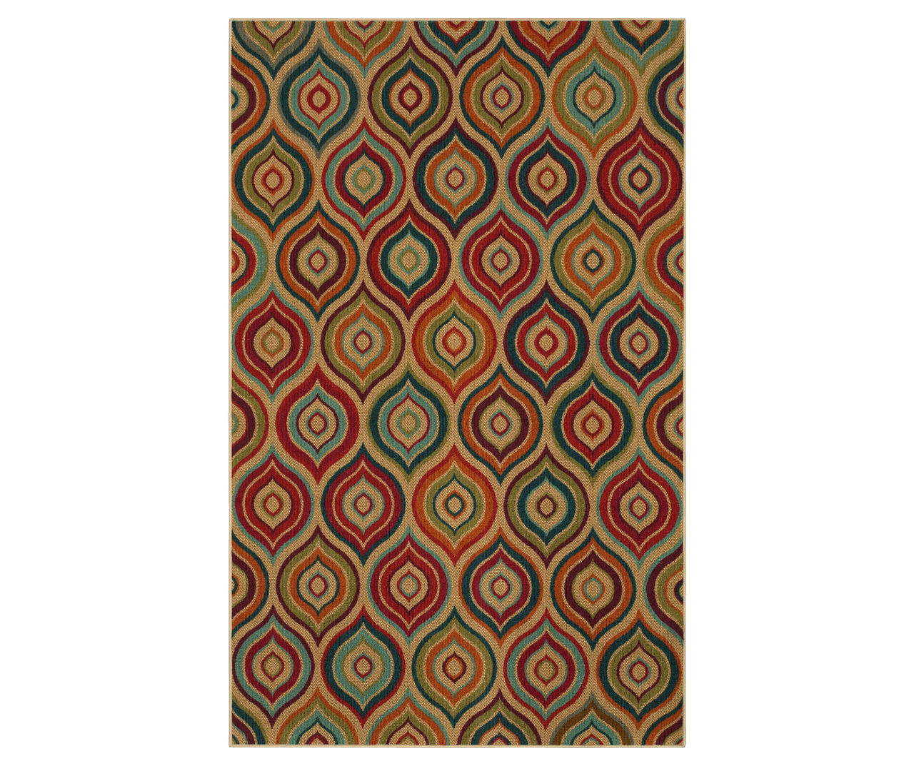 Mohawk Mohawk Larache Tan & Multi-Color Arabesque Area Rug | Big Lots