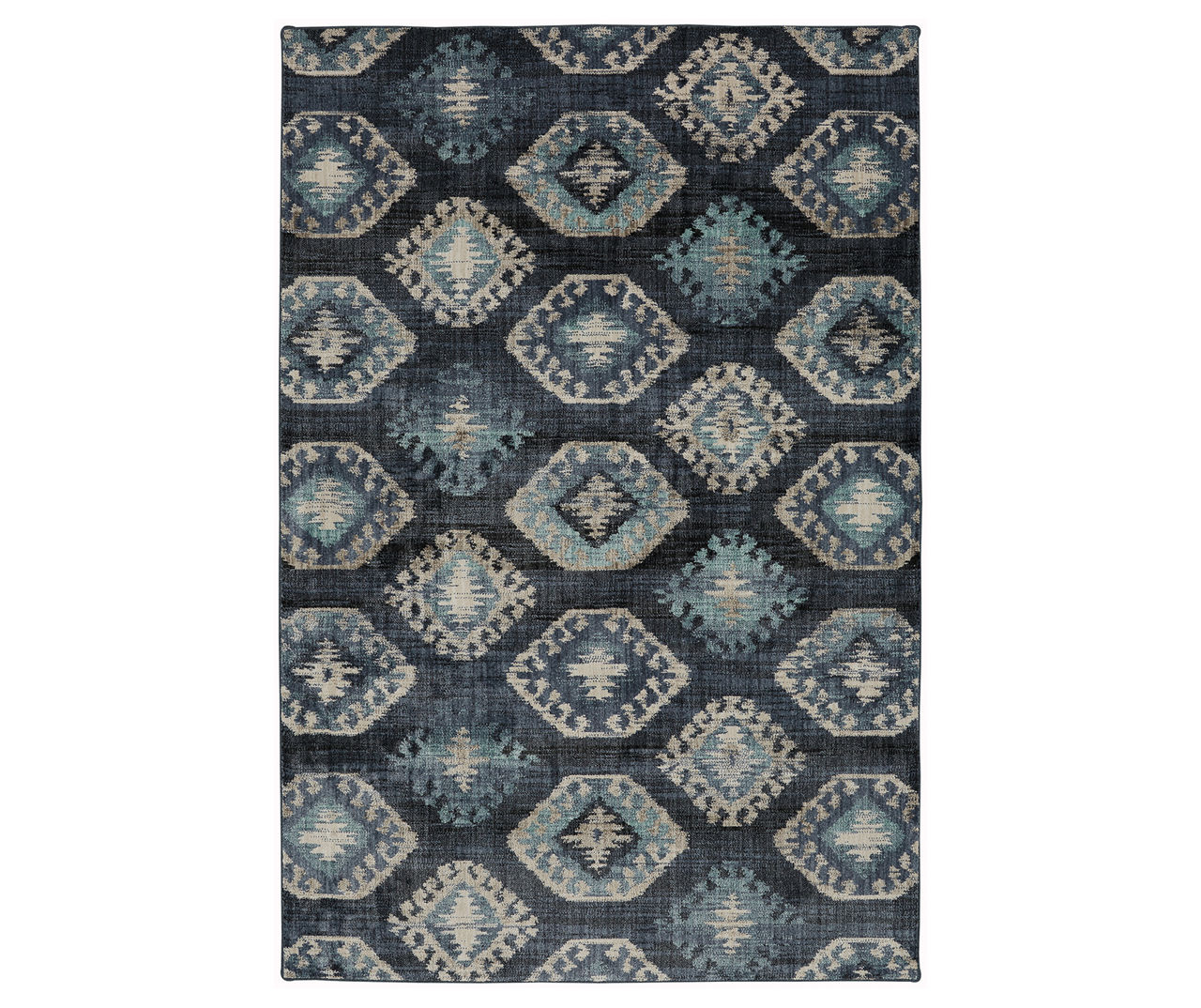 Mohawk Mohawk Ion Admiral Navy & Gray Geometric Area Rug | Big Lots