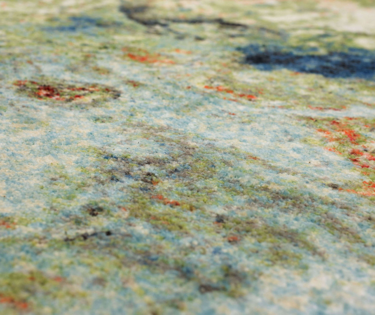 Mohawk Marble Ink Blue & Green Area Rug, (7.5' x 10') | Big Lots