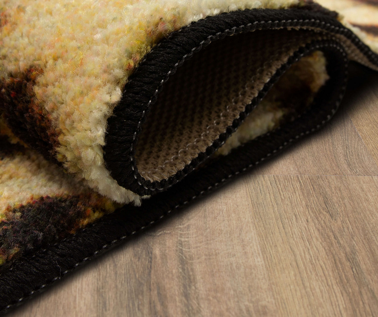 Mohawk Yellow & Black Leopard Print Area Rug, (2' x 3') | Big Lots