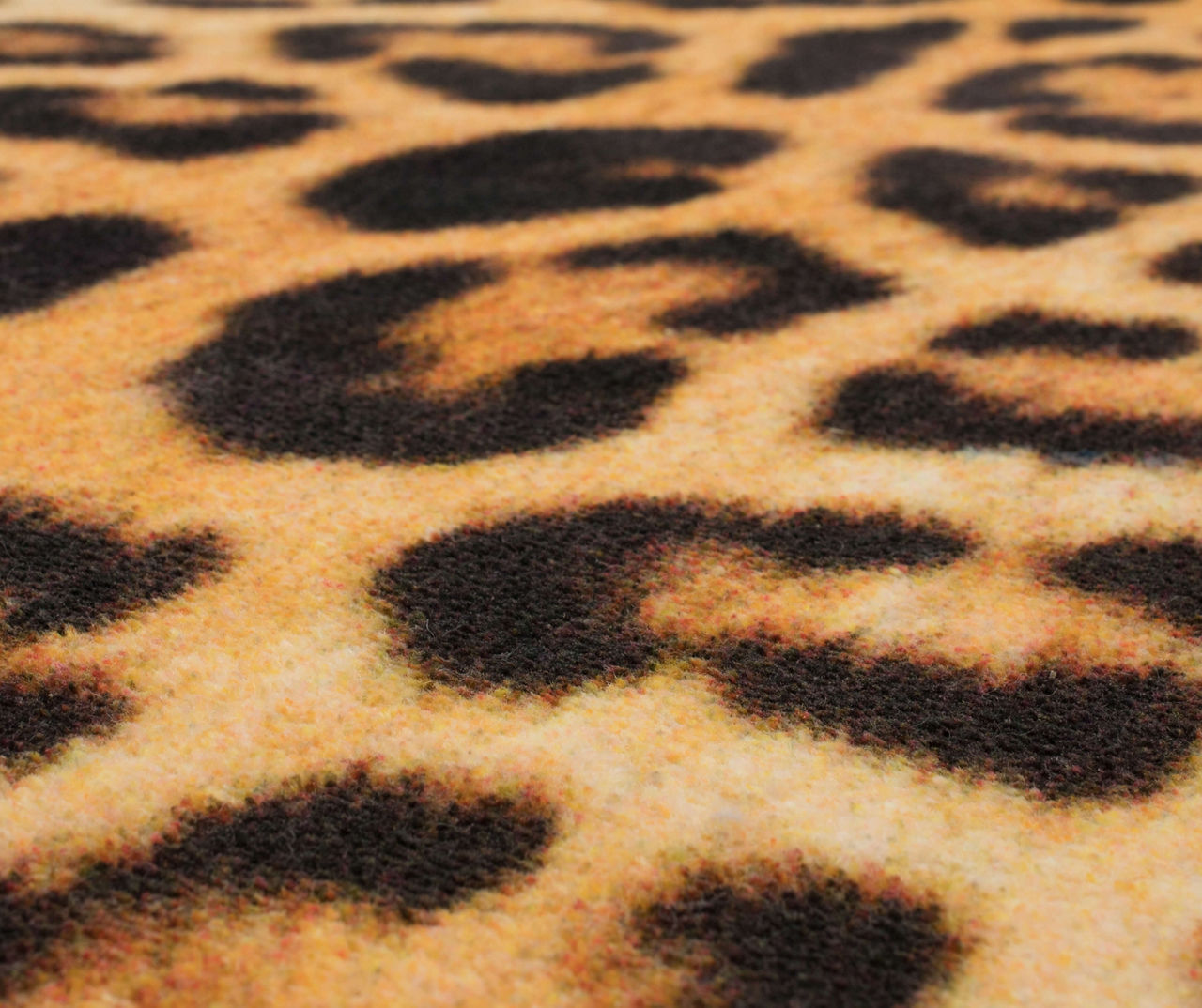 Mohawk Yellow & Black Leopard Print Area Rug, (4' x 6') | Big Lots