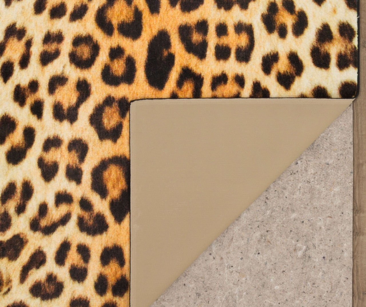 Mohawk Yellow & Black Leopard Print Area Rug, (8' x 10') | Big Lots