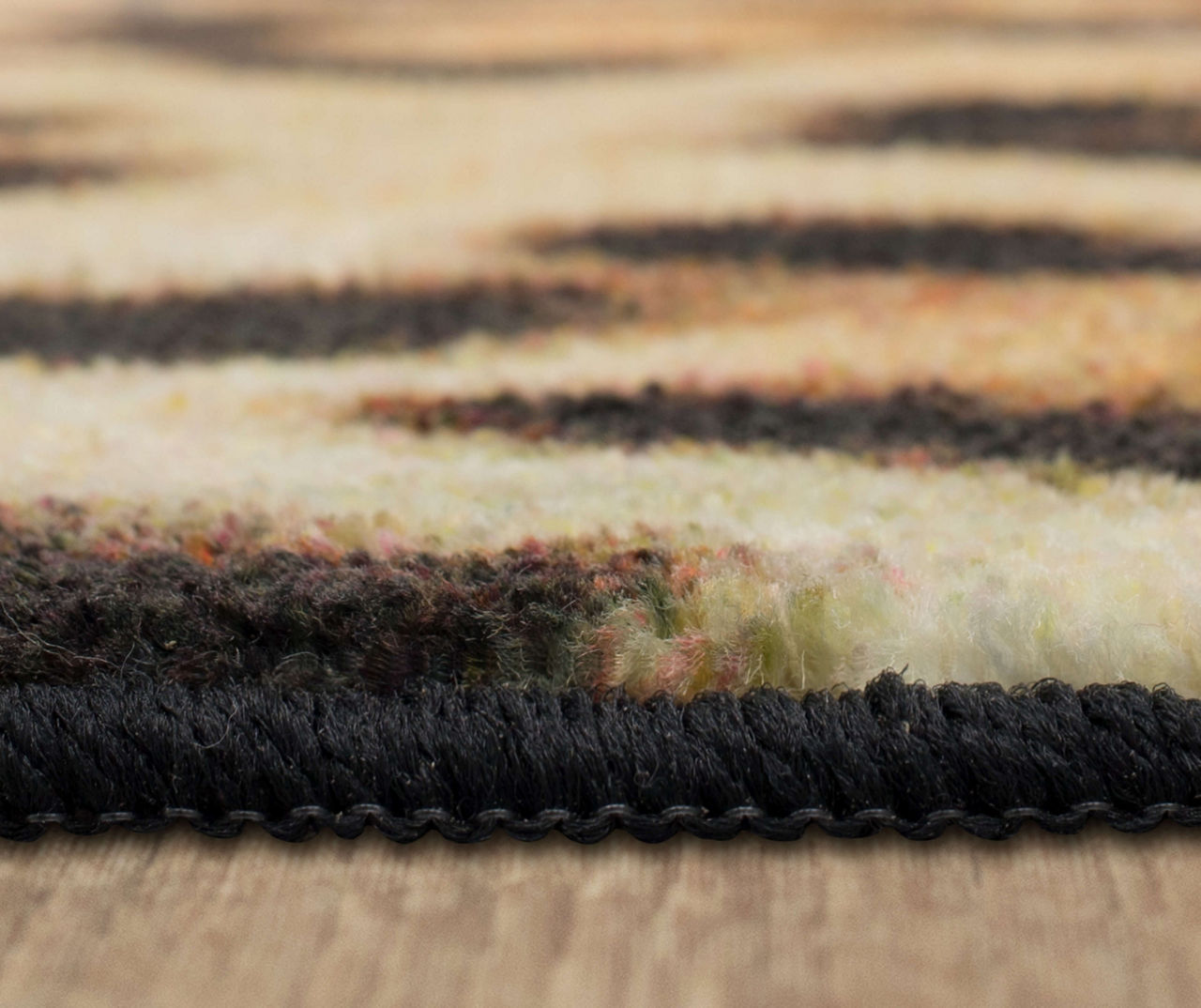 Mohawk Yellow & Black Leopard Print Area Rug, (8' x 10') | Big Lots