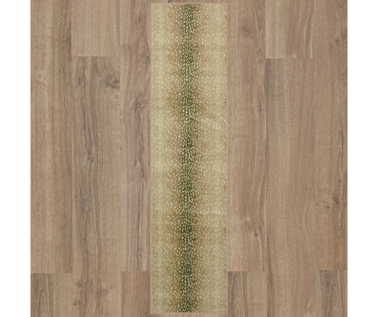 Mohawk Brown & Ivory Antelope Print Runner Rug, (2' x 8') | Big Lots