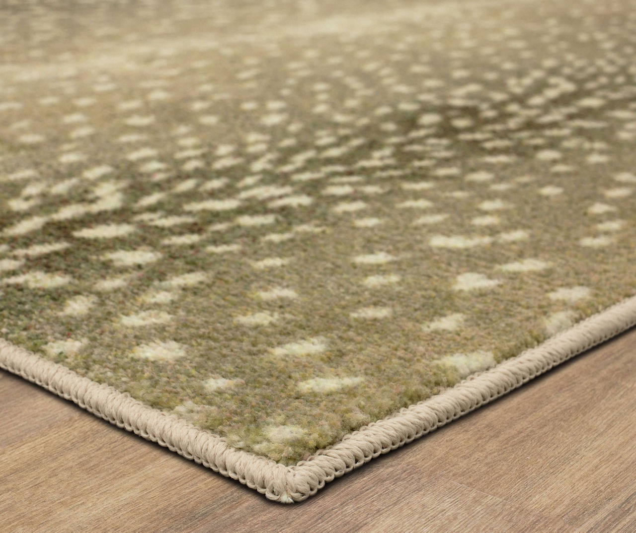 Mohawk Brown & Ivory Antelope Print Runner Rug, (2' x 8') | Big Lots