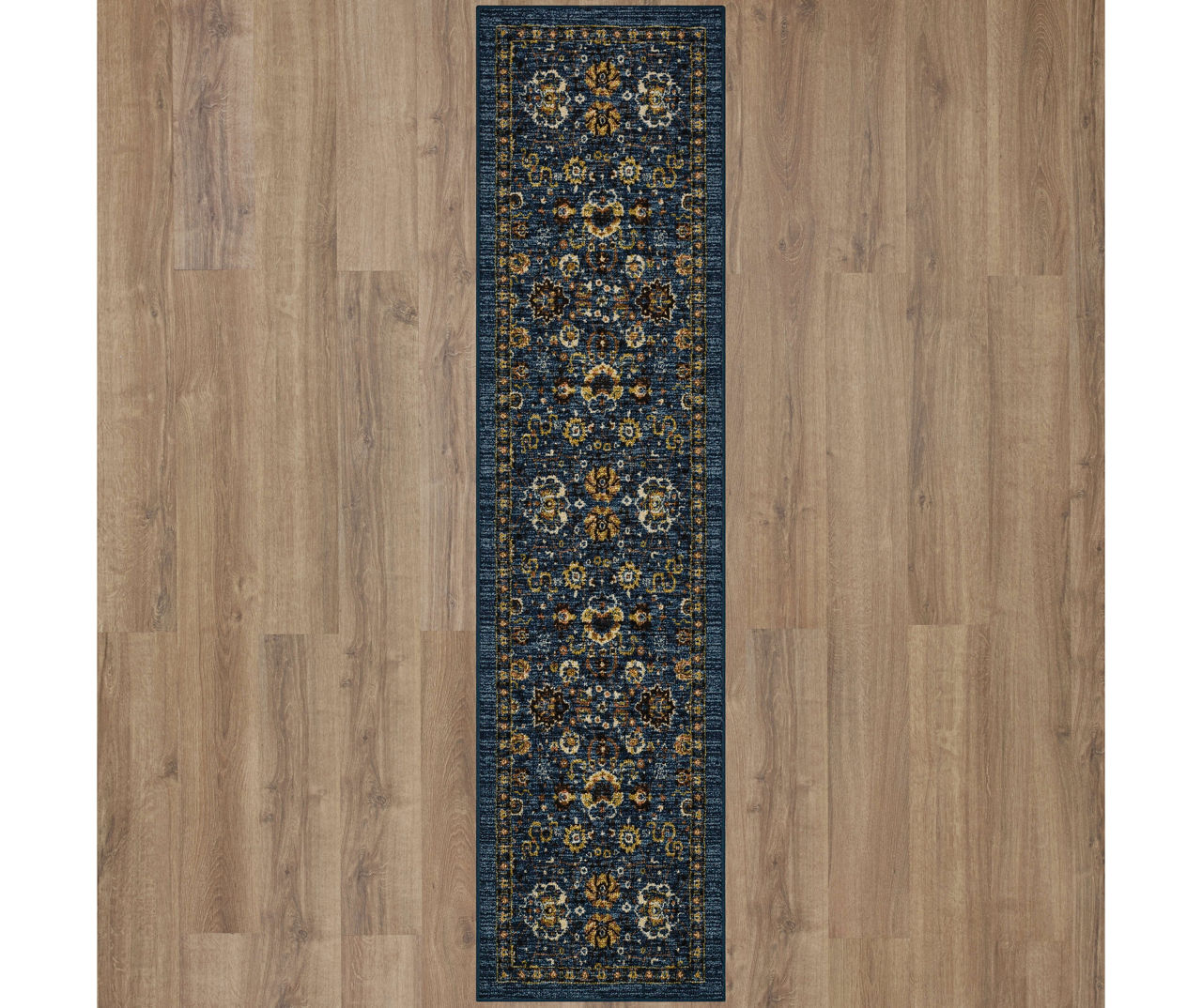 Mohawk Mohawk Bay Hill Navy & Brown Floral Area Rug | Big Lots