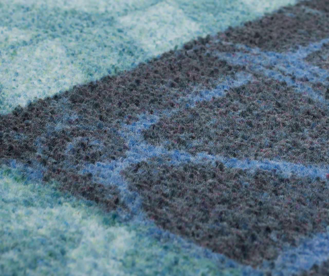 Mohawk Beachscape Navy & Blue Patchwork Area Rug, (8' x 10') | Big Lots