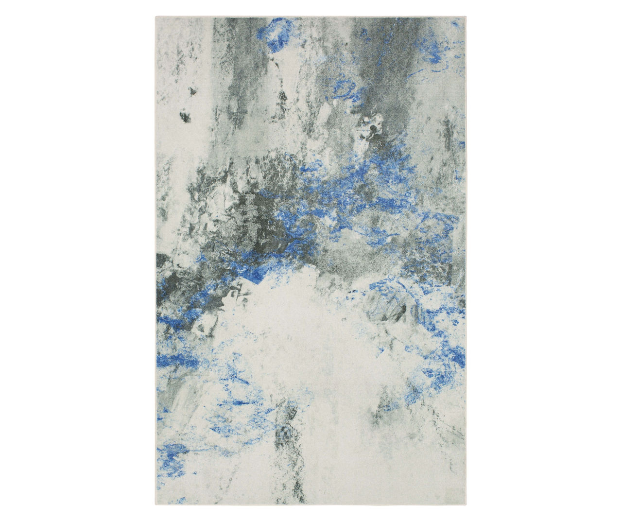Mohawk Gold Vein Gray & Blue Abstract Area Rug, (6' x 9') | Big Lots