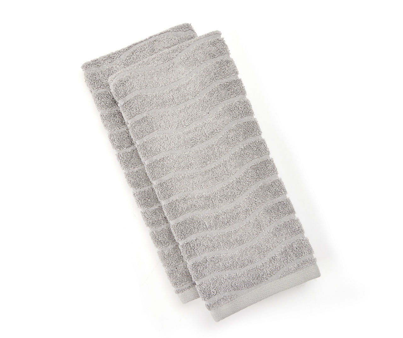Jacquard Wavy Stripe Hand Towels, 2-Pack | Big Lots