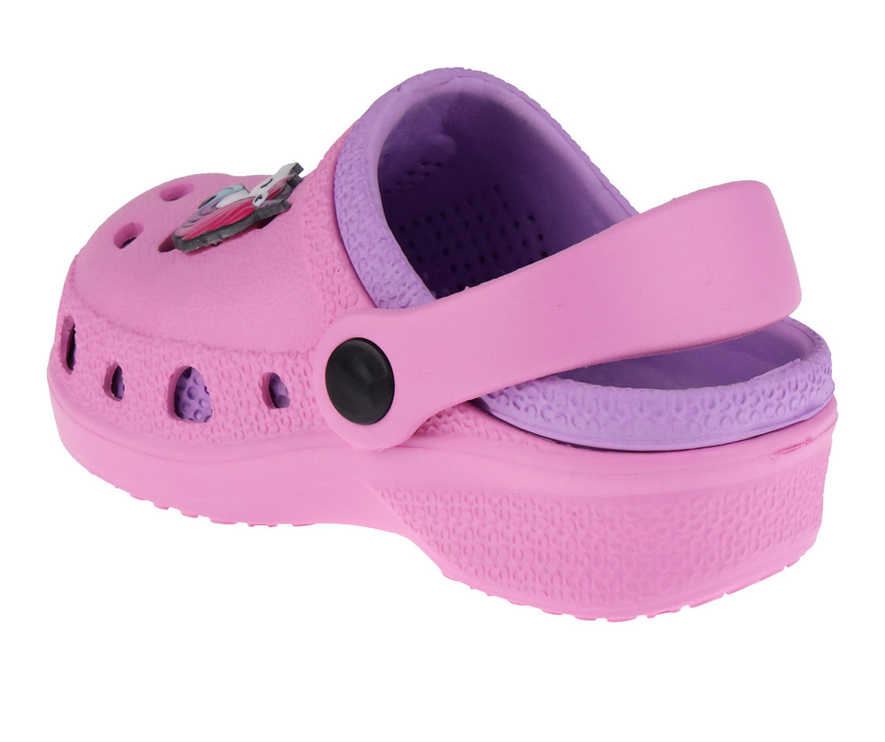 Toddler L Pink & Purple Unicorn Charm Heel-Strap Clog | Big Lots