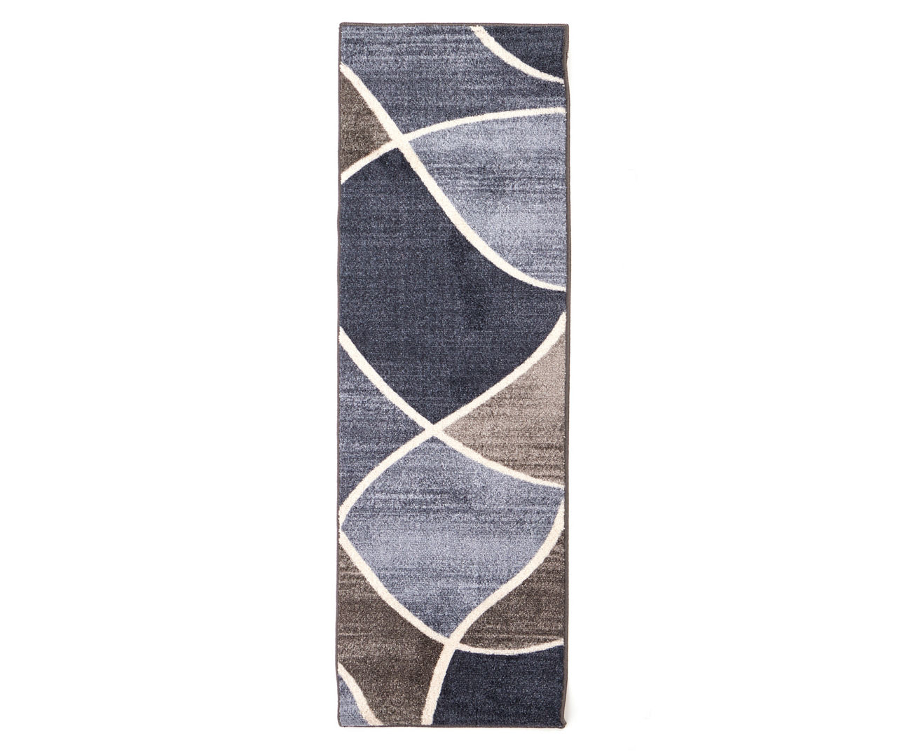 Broyhill Blue & Wihite Wave Runner Rug, (20" x 60") | Big Lots