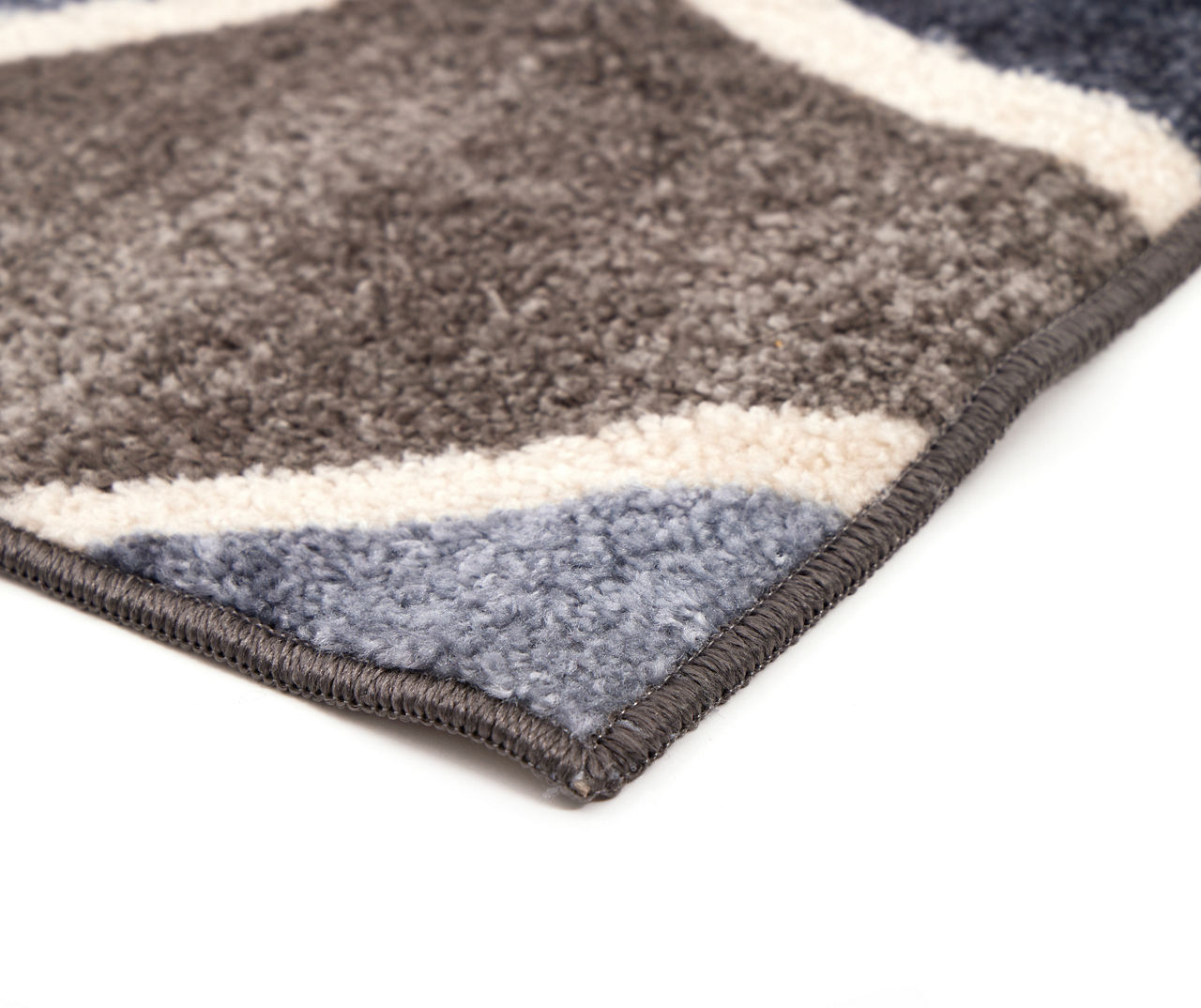 Broyhill Blue & Wihite Wave Runner Rug, (20" x 60") | Big Lots