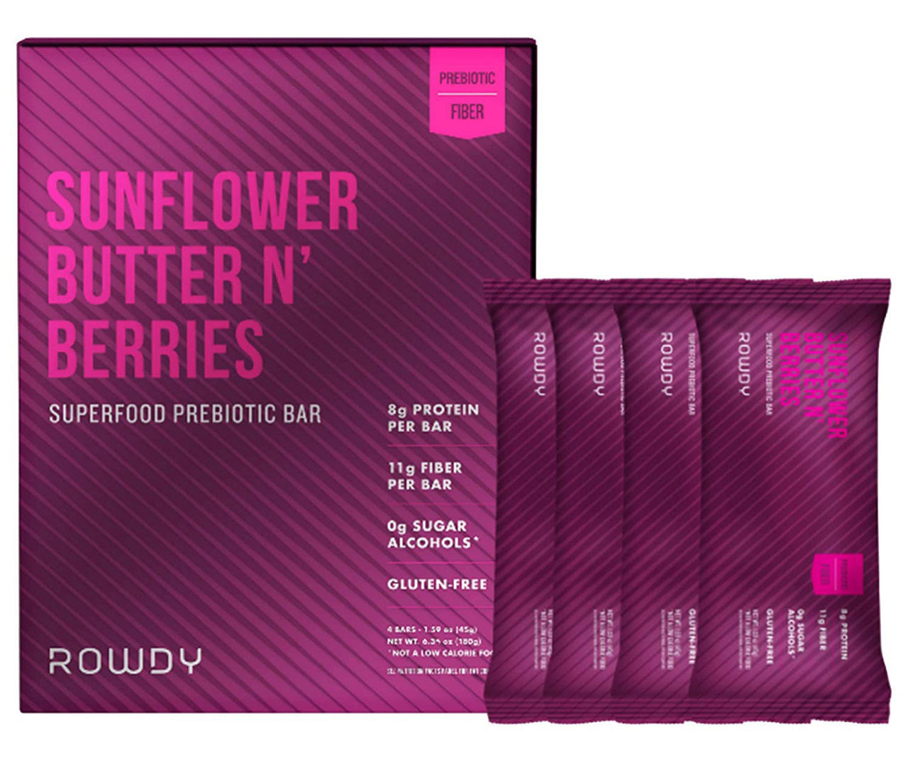 Sunflower Butter N' Berries Rowdy Bars, 4-Pack | Big Lots