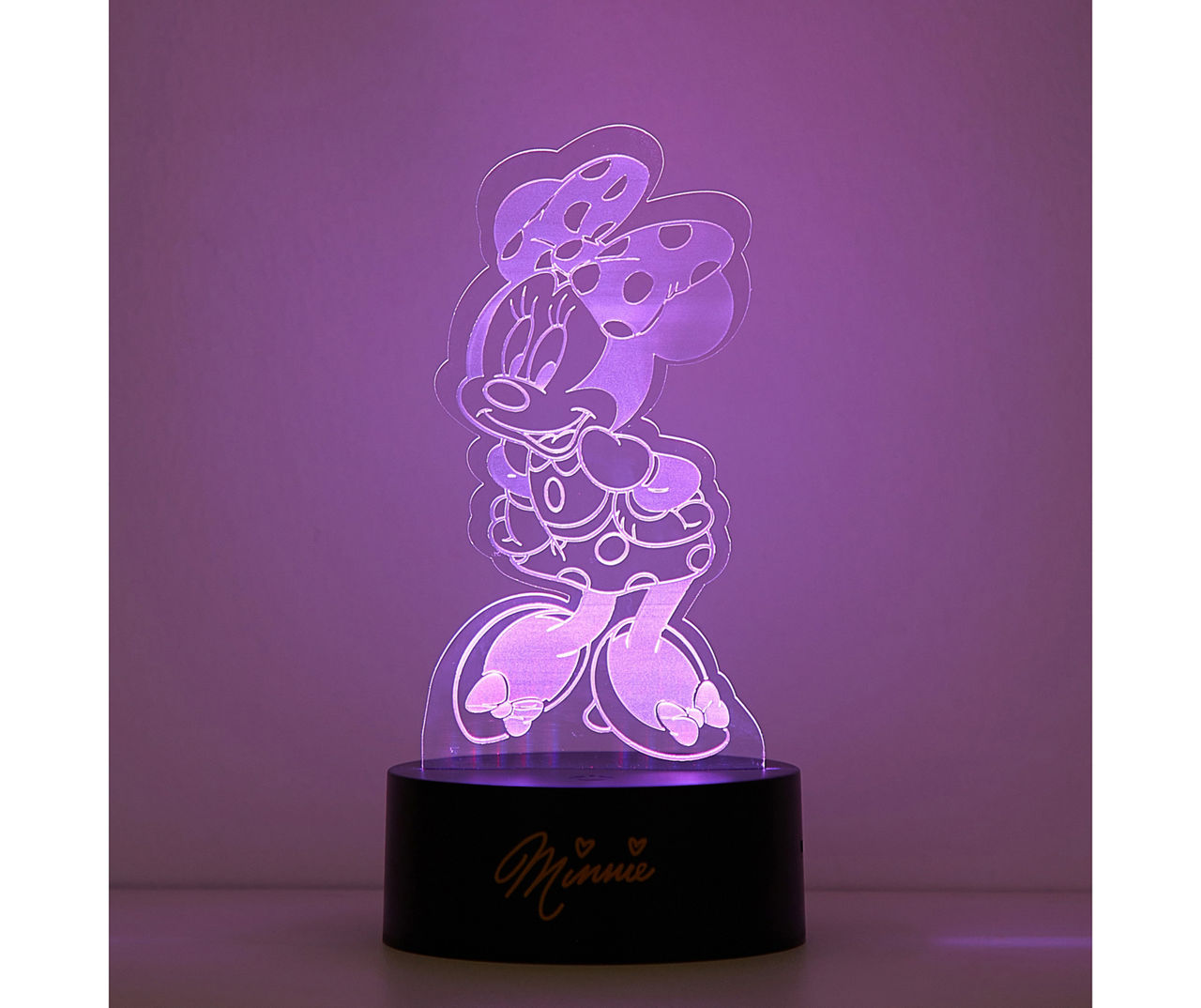 Disney Minnie Mouse Multi-Color Acrylic Lamp | Big Lots