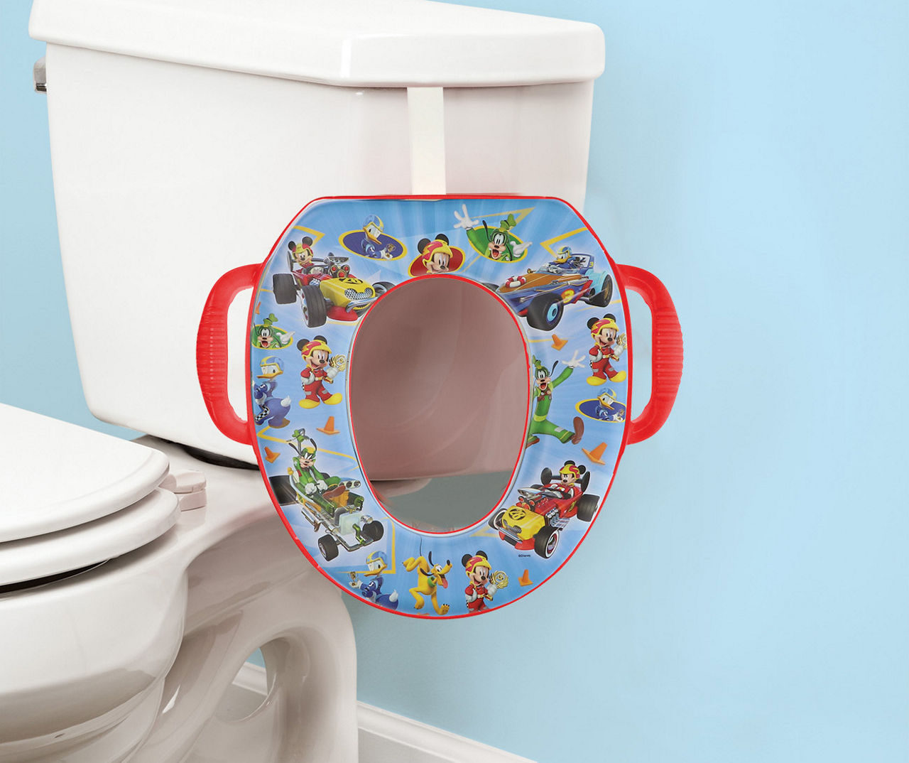 Disney Blue & Red Mickey Mouse Happy Helper Potty Seat | Big Lots
