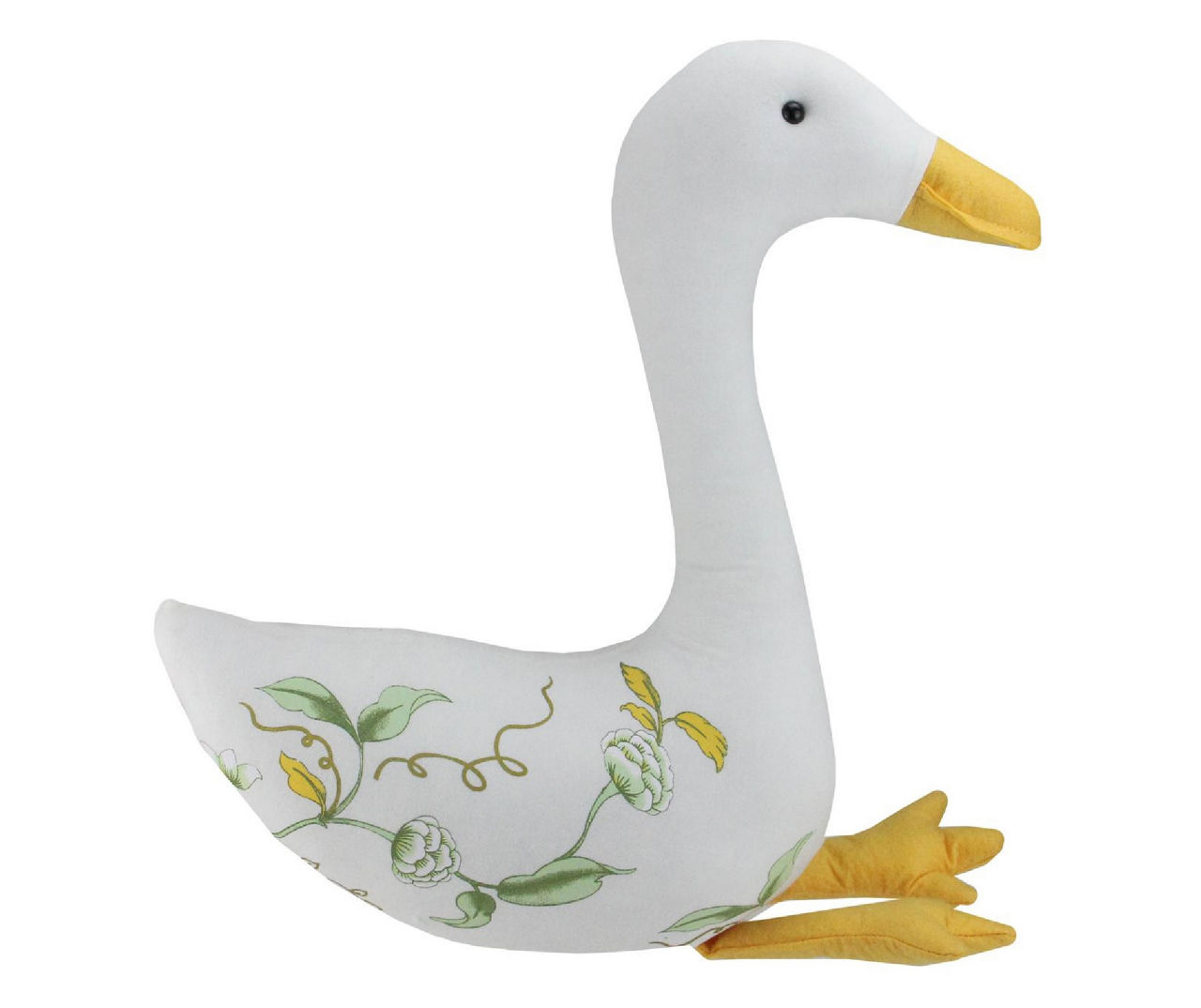 Northlight Floral Print Goose Plush Tabletop Decor | Big Lots