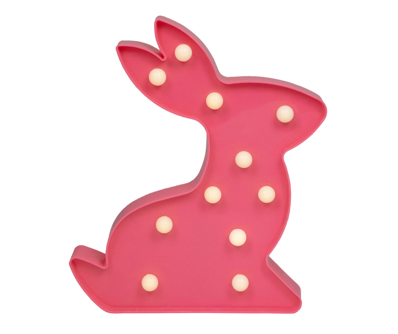 Northlight Pink Bunny LED Marquee Wall Decor | Big Lots