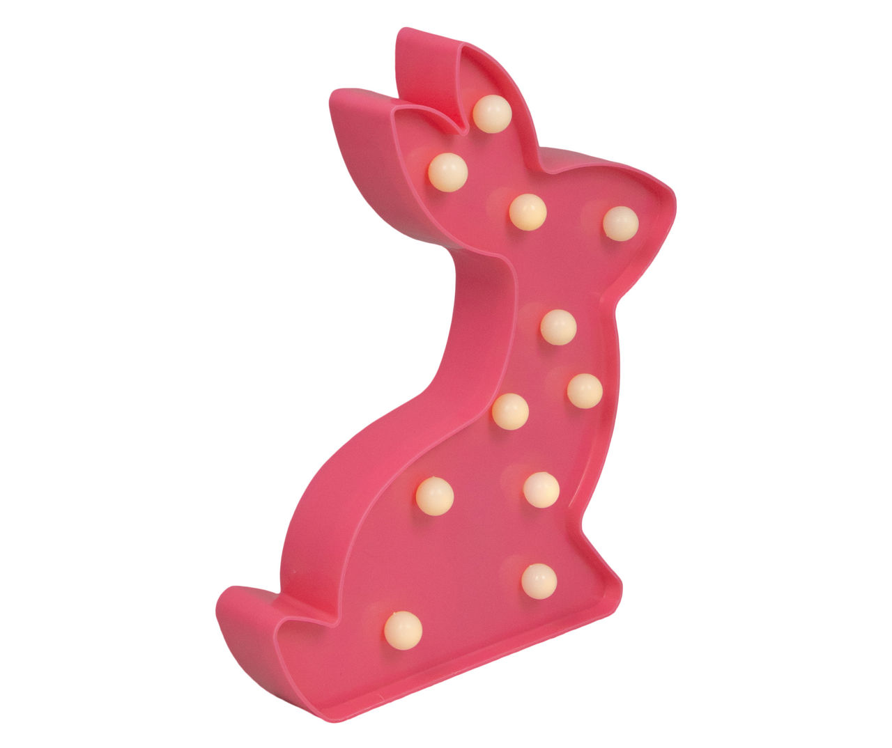 Northlight Pink Bunny LED Marquee Wall Decor | Big Lots