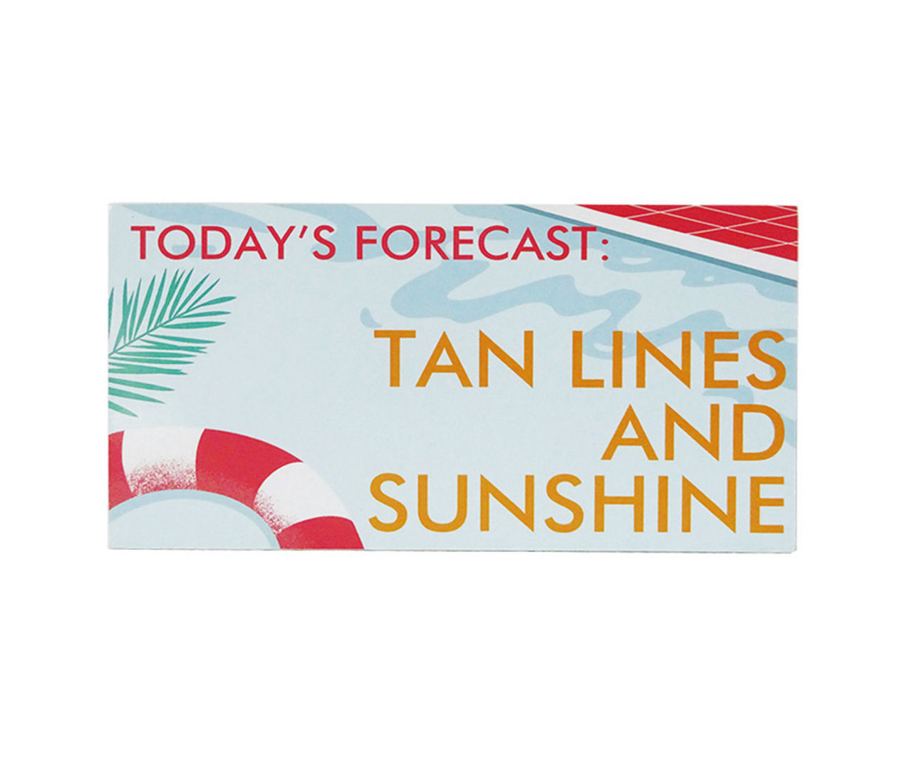 "Tan Lines & Sunshine" Pool Plaque | Big Lots