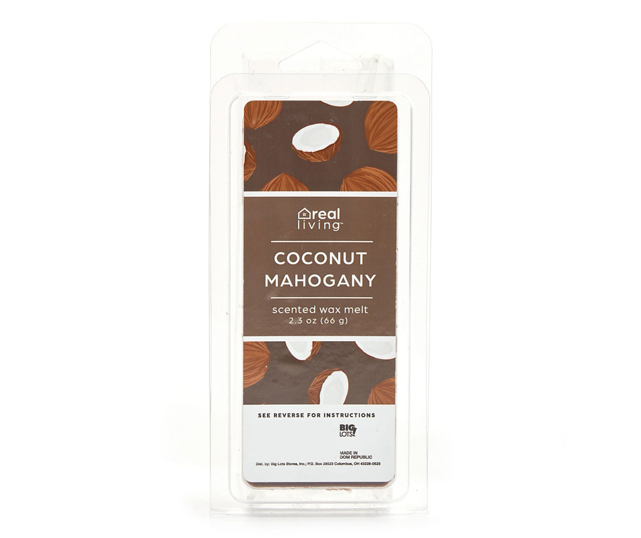 Real Living Coconut Mahogany Wax Melts, 2.3 Oz. | Big Lots