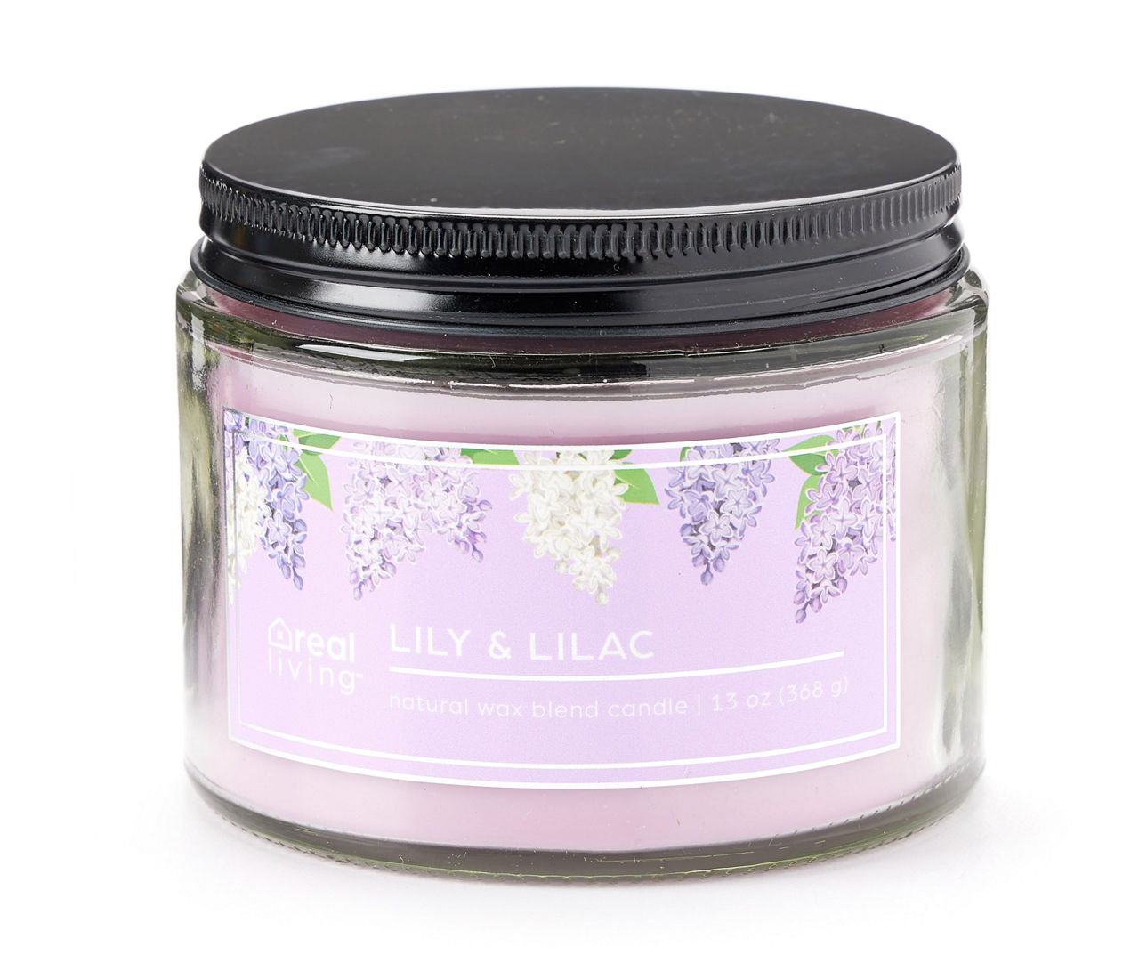 Real Living Lily & Lilac 3-Wick Candle, 13 Oz. | Big Lots