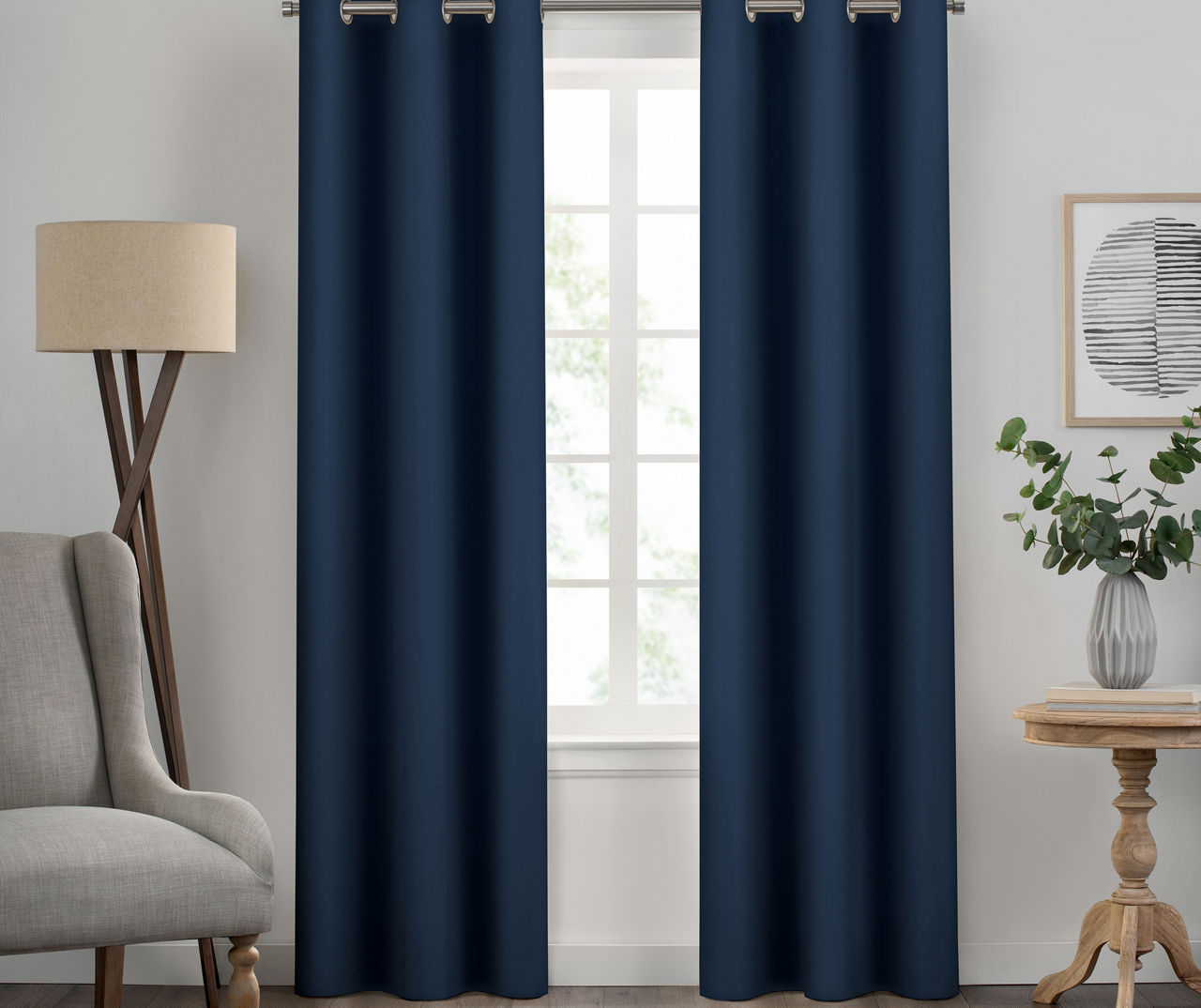 Eclipse Eclipse Kendall Blackout Grommet Curtain Panel | Big Lots Eclipse Eclipse Kendall Blackout Grommet Curtain Panel | Big Lots