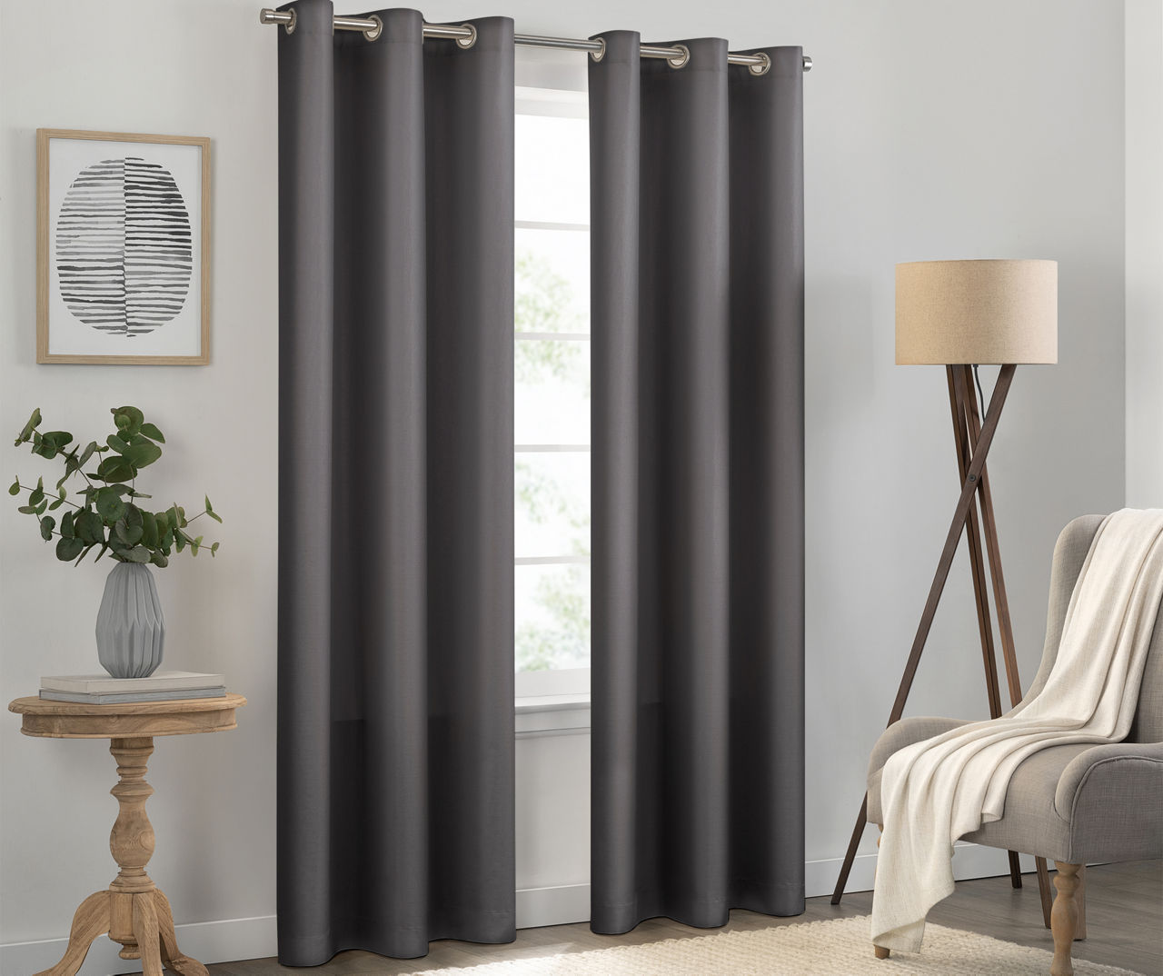 Eclipse Eclipse Kendall Blackout Grommet Curtain Panel | Big Lots Eclipse Eclipse Kendall Blackout Grommet Curtain Panel | Big Lots