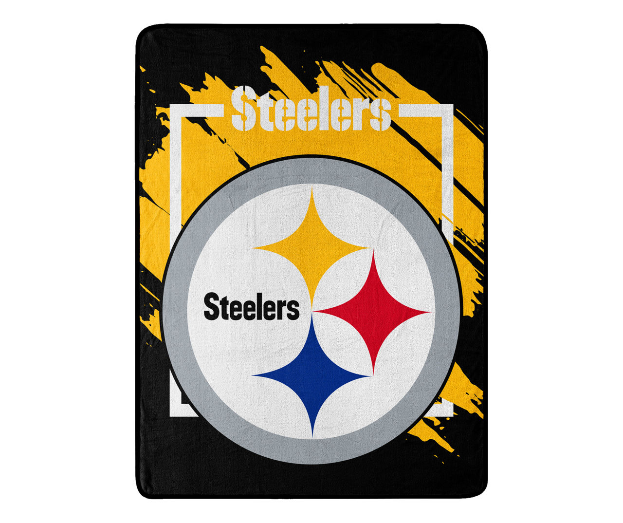 Pittsburgh Steelers Yellow Rolled Throw, (46" x 60") | Big Lots