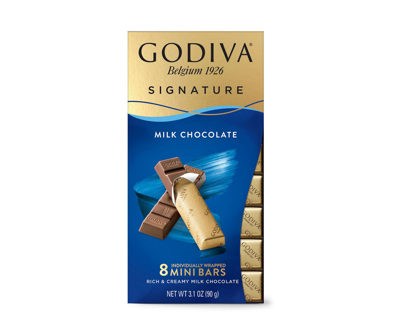 Godiva Milk Chocolate Signature Mini Bars, 8-Pack | Big Lots