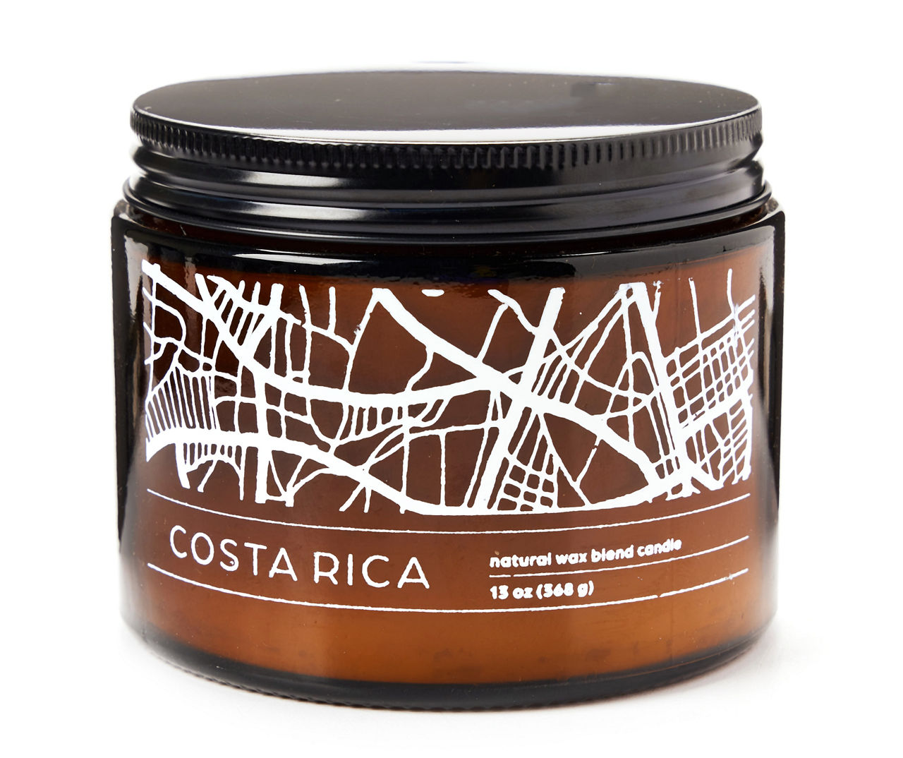 Costa Rica 3-Wick Amber Candle, 13 Oz. | Big Lots