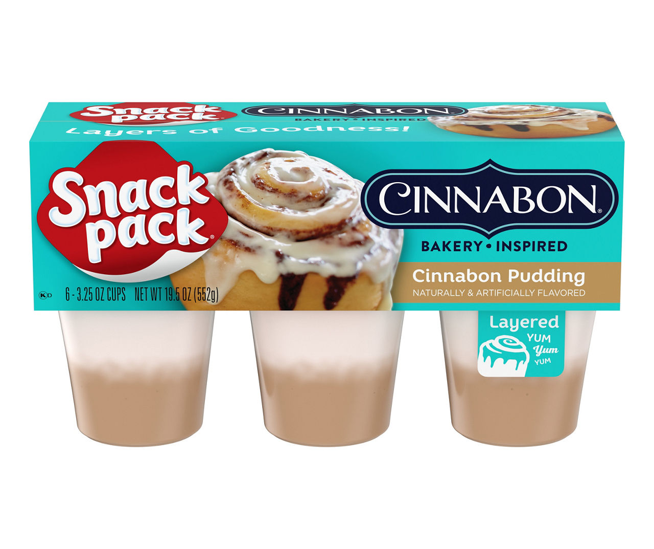 Snack Pack Cinnabon Pudding Cups, 6-Pack | Big Lots