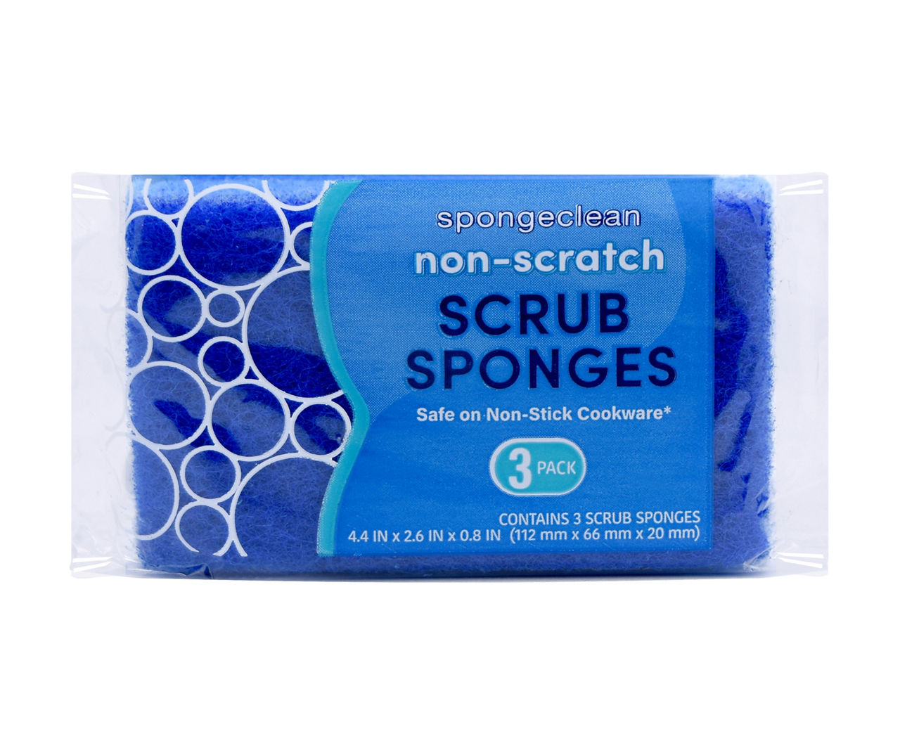 Spongeclean Non-Scratch Scrub Sponges, 3-Pack | Big Lots